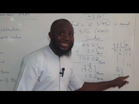 Addition and Subtraction of Number Bases - YouTube