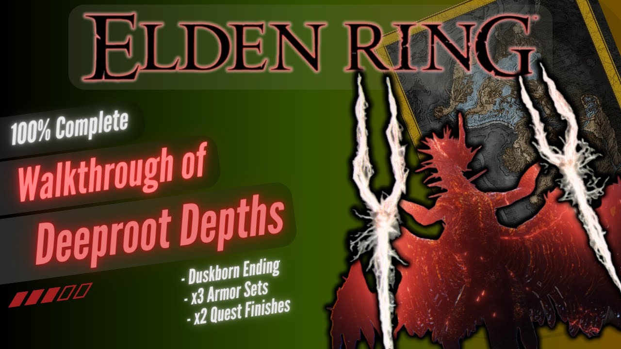 Elden Ring | Complete Walkthrough of Deeproot Depths + Duskborn Ending ...