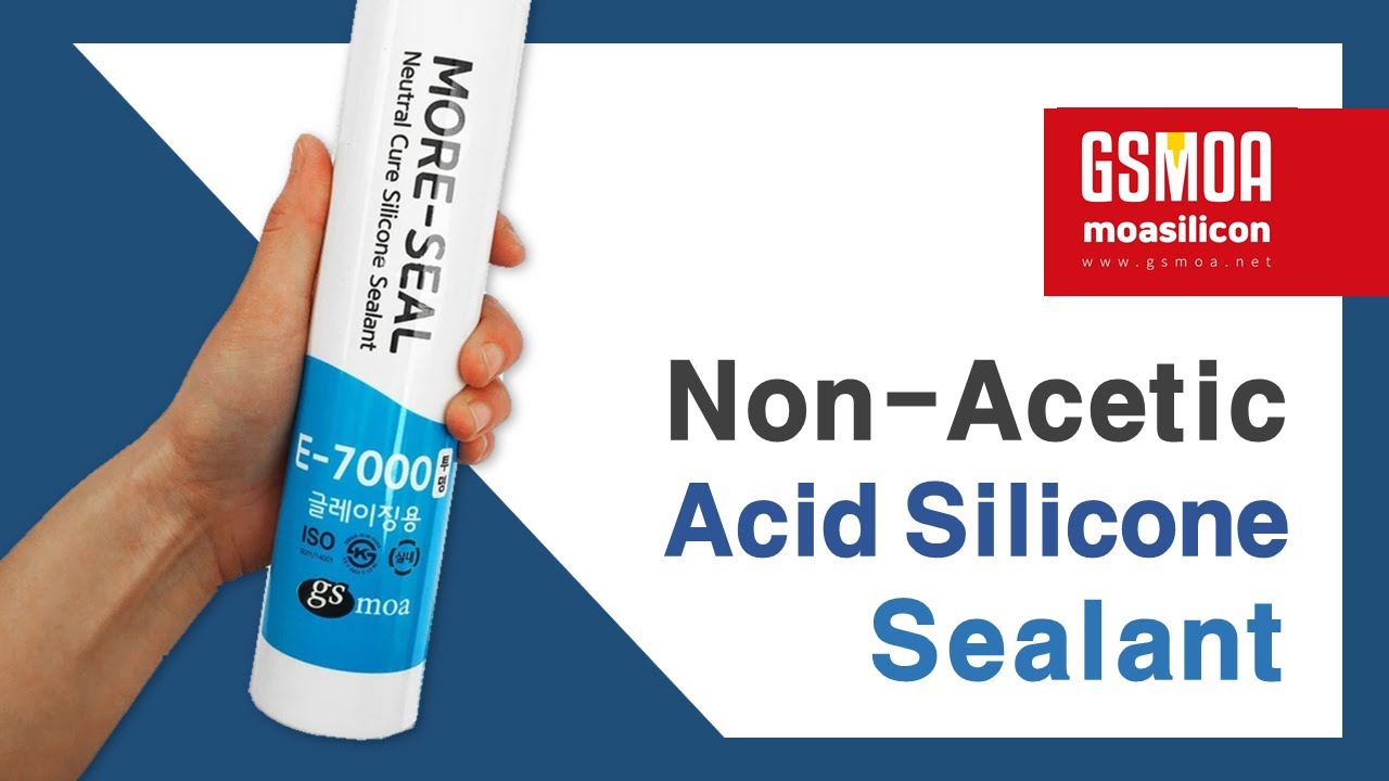 Non-Acetic Acid Silicone Sealant, Neutral curing type, No odor, Anti ...