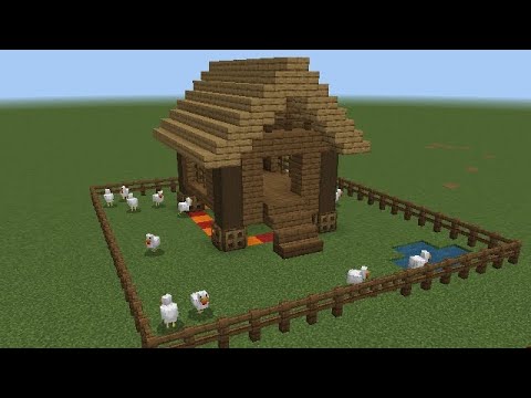 Tutorial de como hacer un "Gallinero" en Minecraft - YouTube