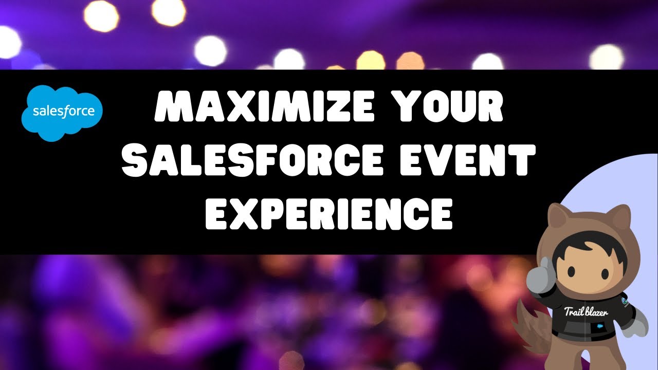 How to do Salesforce Events the RIGHT way - YouTube