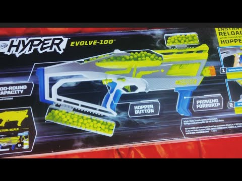 BEAUTIFUL 😍 NERF HYPER EVOLVE 100 UNBOXING & FULL REVIEW! - YouTube