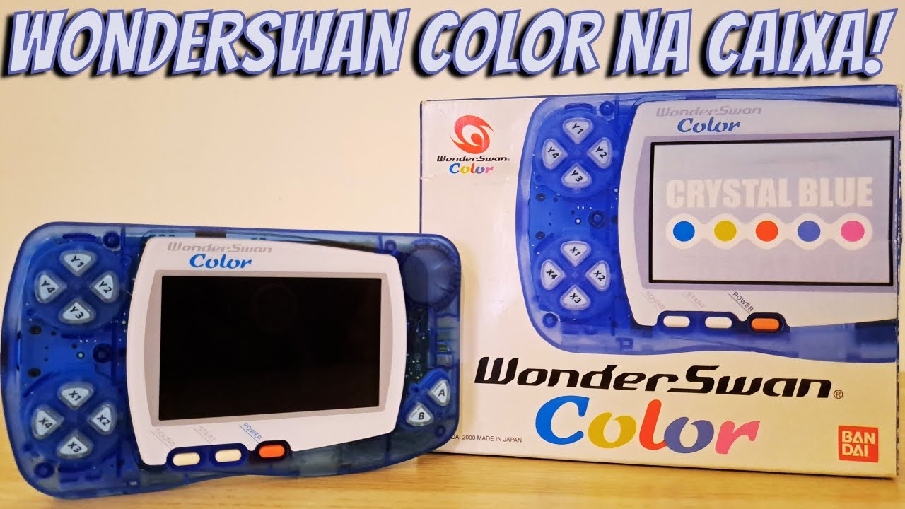 WonderSwan Color na caixa! O portátil da Bandai #retrogaming #bandai # ...
