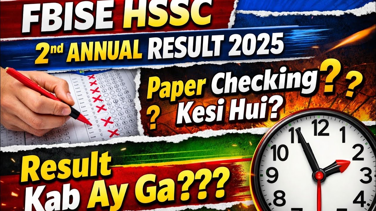 FBISE HSSC 2nd Annual Result 2025 | Fbise HSSC 2nd annual paper ...