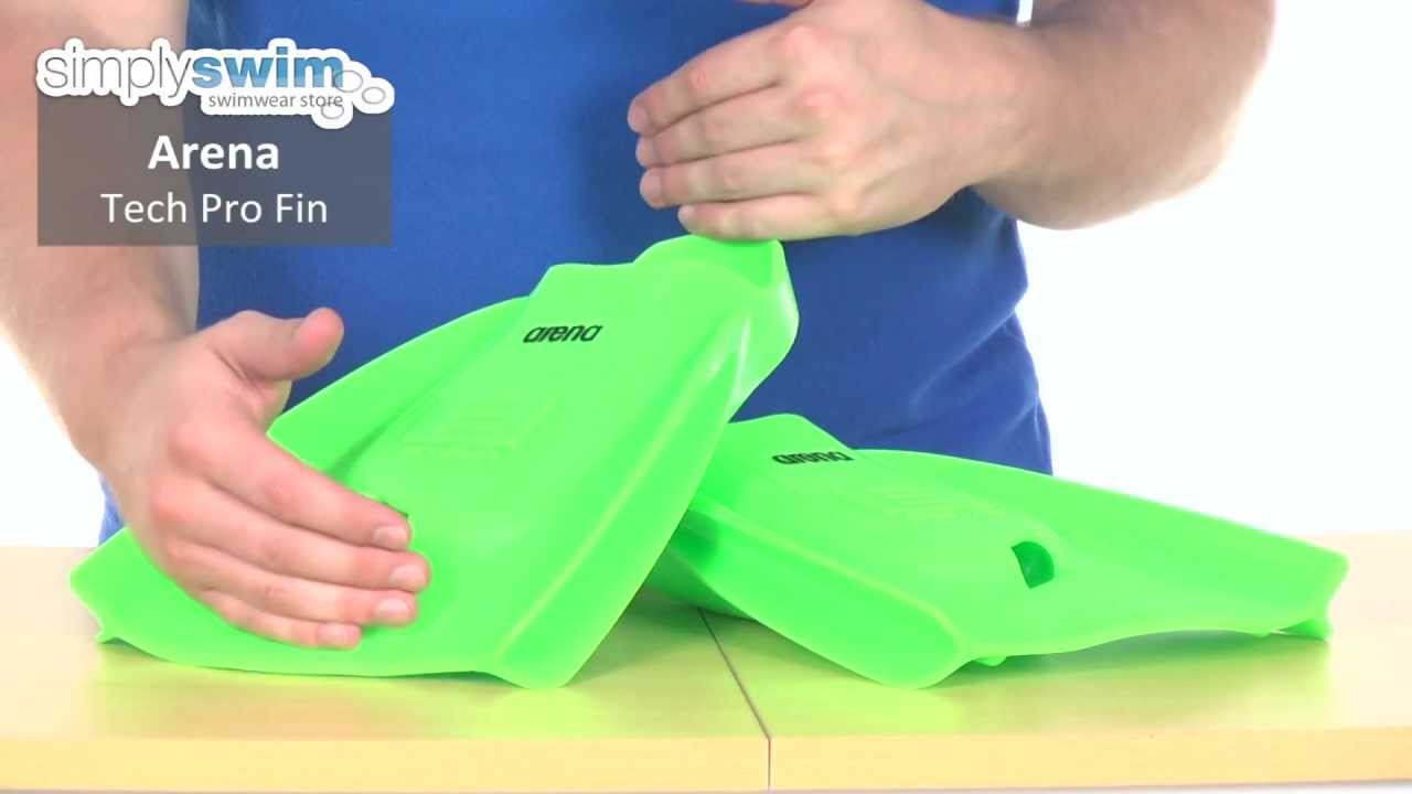 Arena Tech Pro Fin - www.simplyswim.com - YouTube
