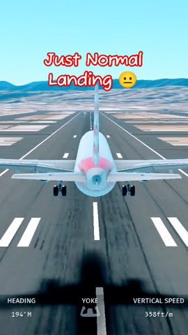 Just Normal Land #plane #planelanding #airbus321 #americanairlines # ...