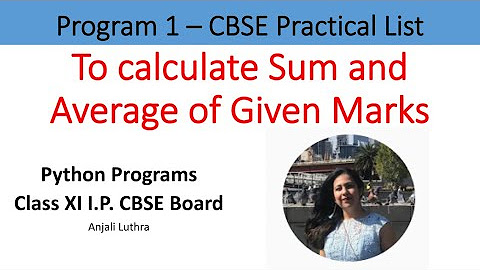 Practical File for Class XI I.P. | CBSE Suggested List of Programs - YouTube