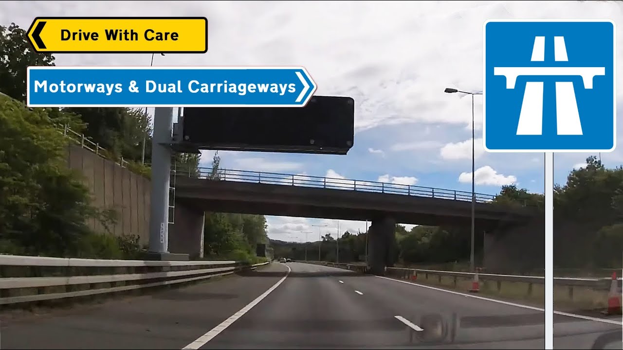 Driving on a Motorway and Dual Carriageway - YouTube