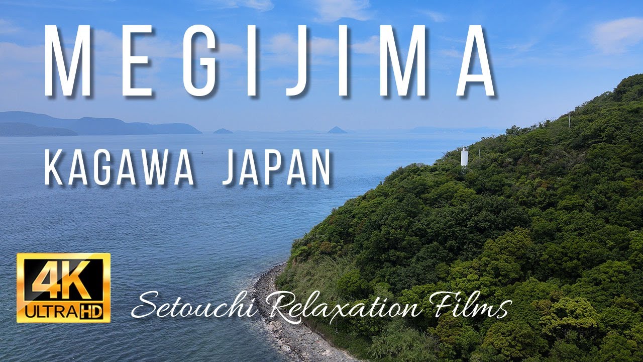 [4K] Megijima Kagawa Japan | Beautiful nature & scenery with Peaceful ...