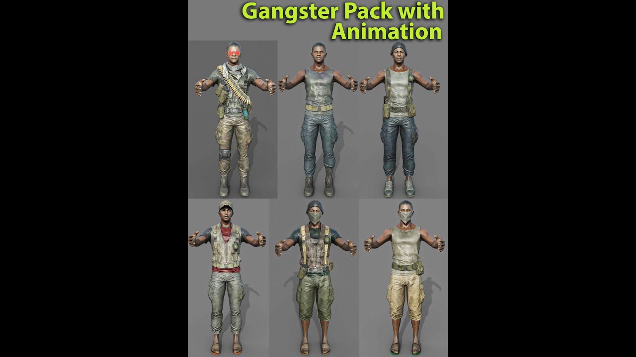 Gangster pack - YouTube