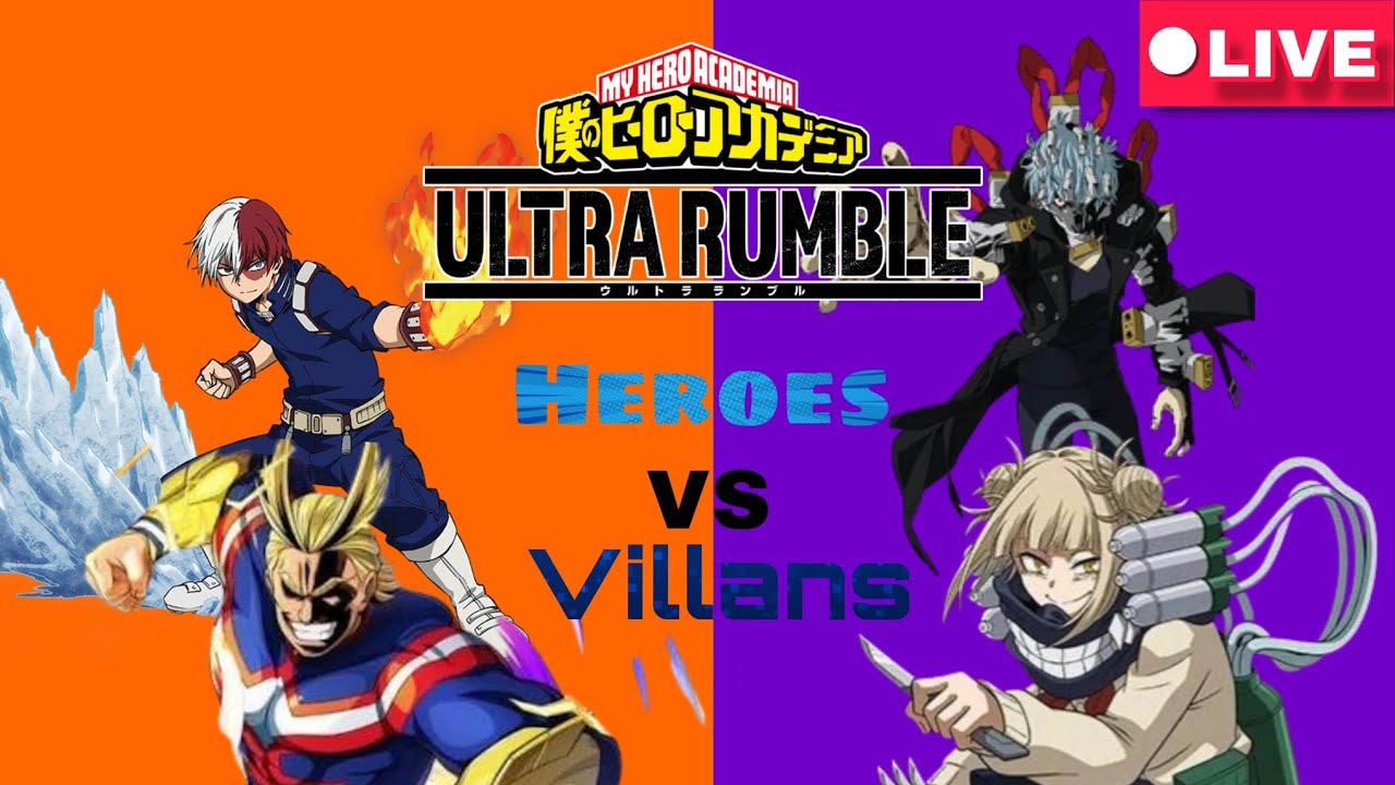 Ultra Rumble Live Season 15 Heroes Vs Villains Customs - YouTube
