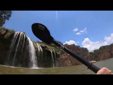 Waterfall Paddle on Lake Buchanan - YouTube