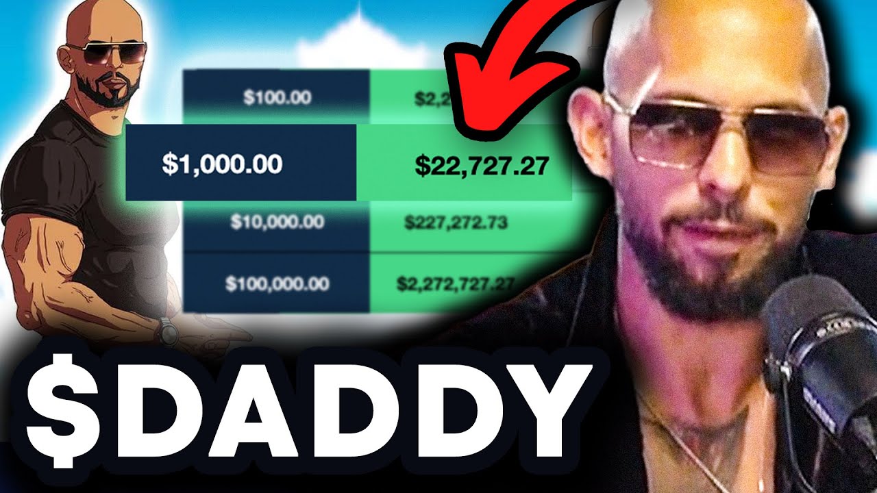 Andrew Tates $Daddy Crypto Token to $1 BILLION?! *LATEST UPDATE* - YouTube