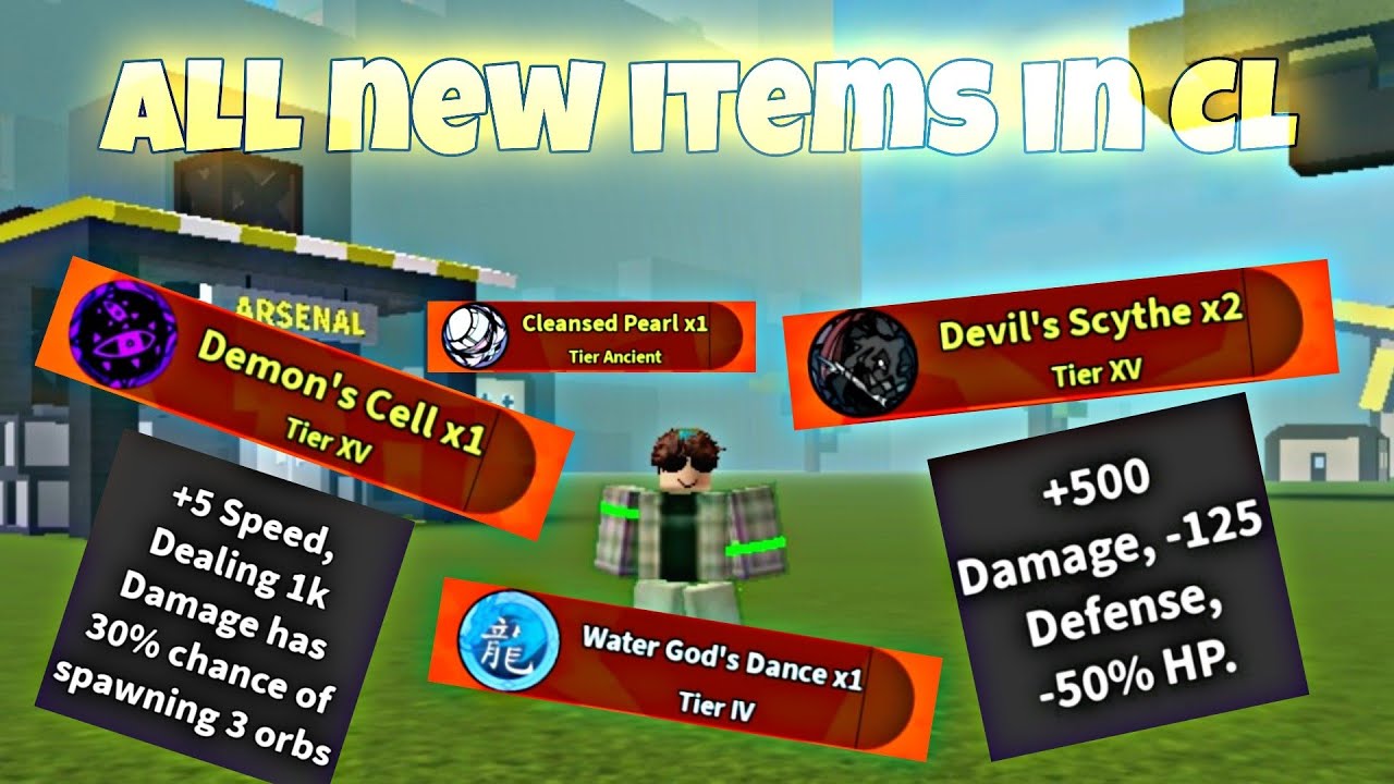ALL NEW items in the NEW Critical Legends UPDATE! [Roblox] - YouTube