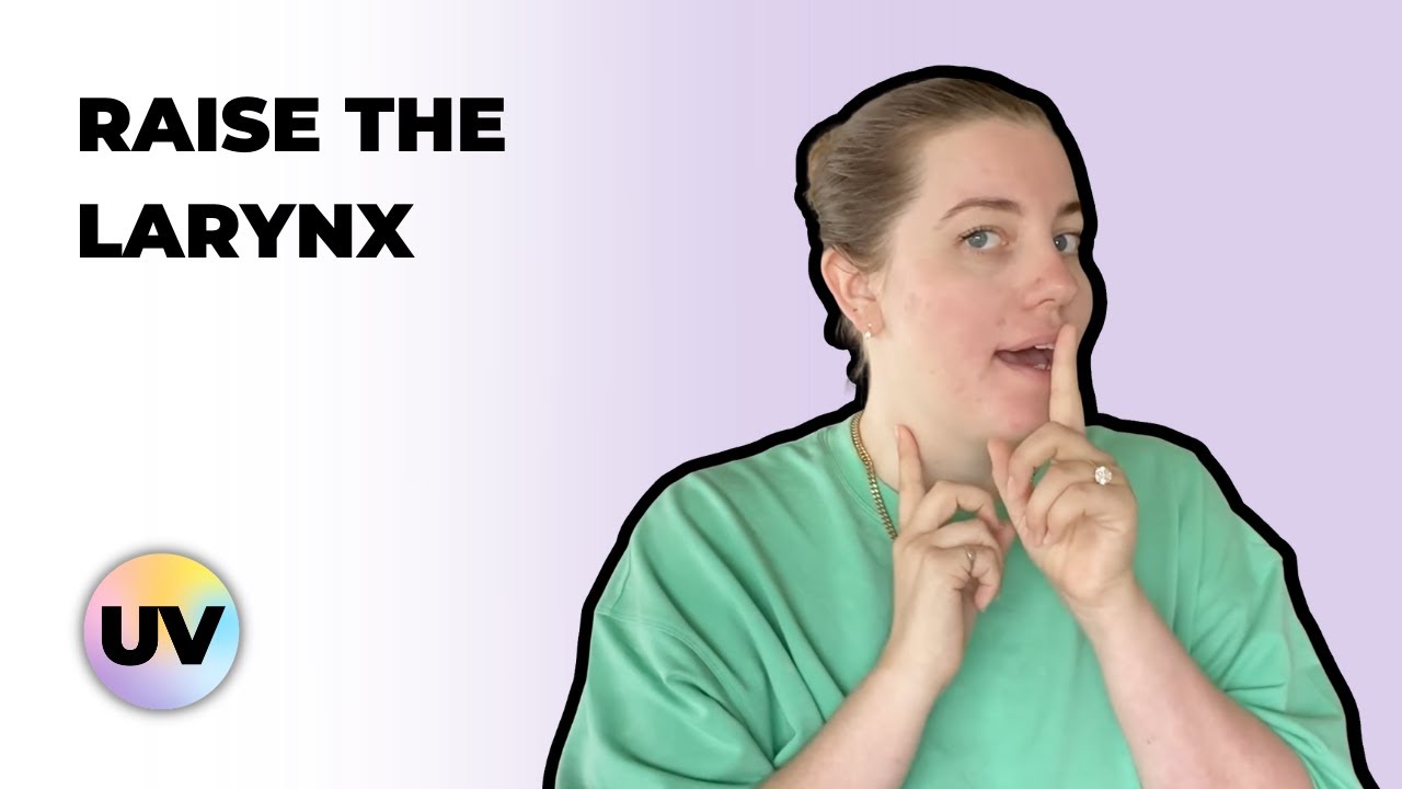 Trans Voice: Raise the Larynx + Brighten the Voice - QUICK TRICK - YouTube