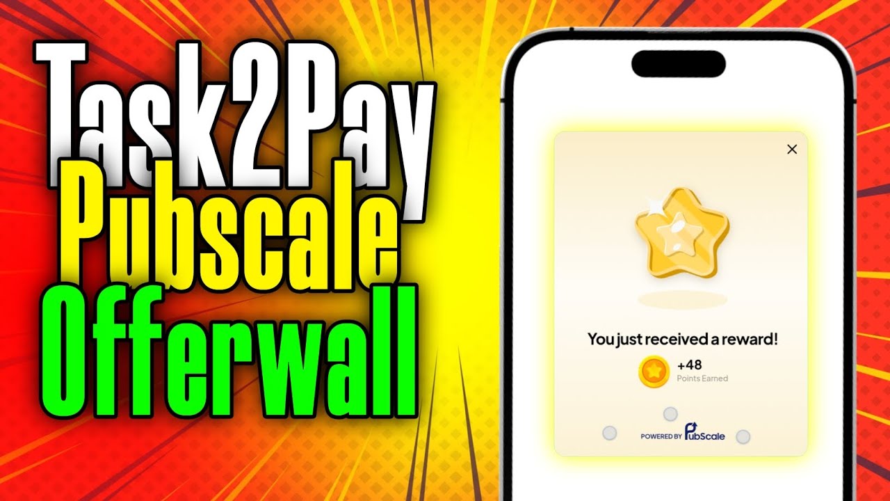 Task2pay App Pubscale offerwall Complete kaise kare || pubscale offerwall ongoing problem - YouTube