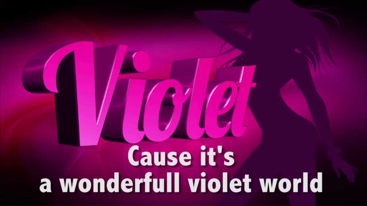 ПРЕМЬЕРА песни! VIOLETT - Violet world (Official music) - YouTube