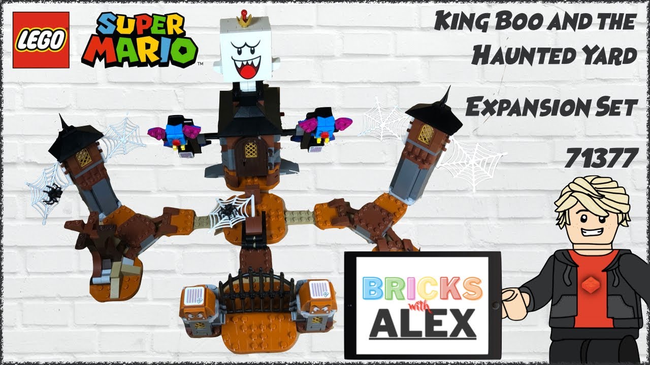 Lego Mario King Boo and the Haunted Yard Expansion Set 71377 - YouTube