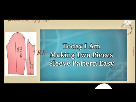 DIY | Two Piece Sleeve Pattern Tutorial - YouTube