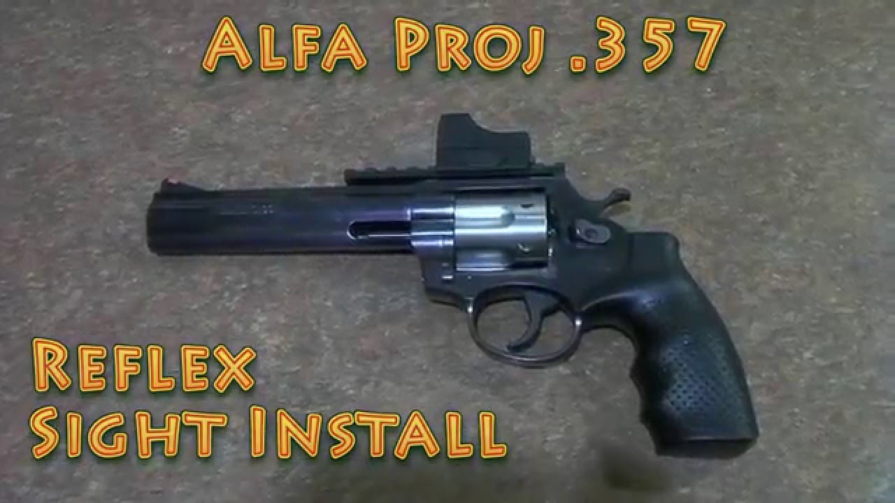 Alfa Proj .357 UK Revolver Reflex Sight install - YouTube