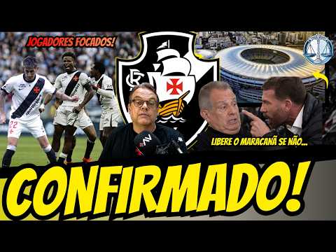 🚨EXCLUSIVO! BRIGA PELO MARACANA COMEÇOU NO VASCO! |ELENCO FOCADO ULTIMAS NOTICIAS DO VASCO.