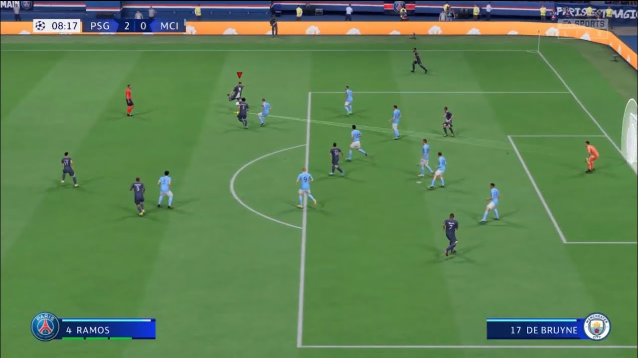 FIFA 23 | Sergio Ramos Scores BULLET Volley Against Manchester City ...
