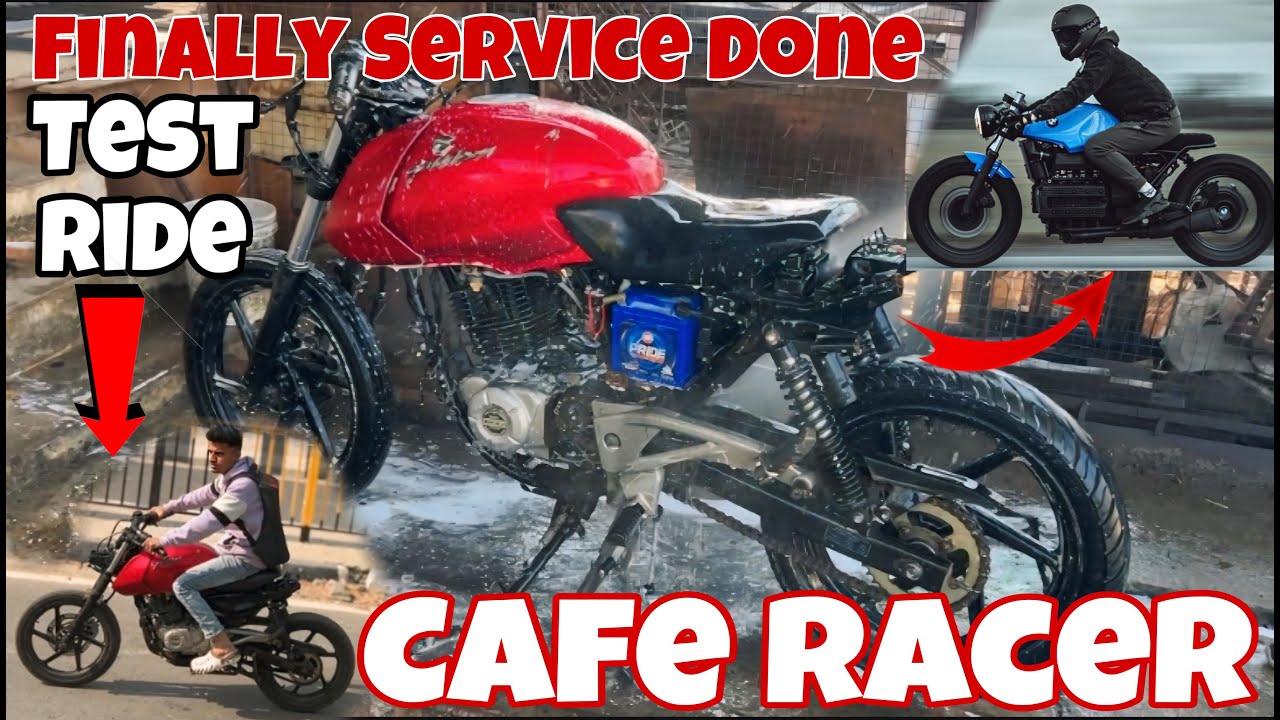 Finally Pulser Ki Service Done | Pulser 180 Modified Into Cafe Racer ...