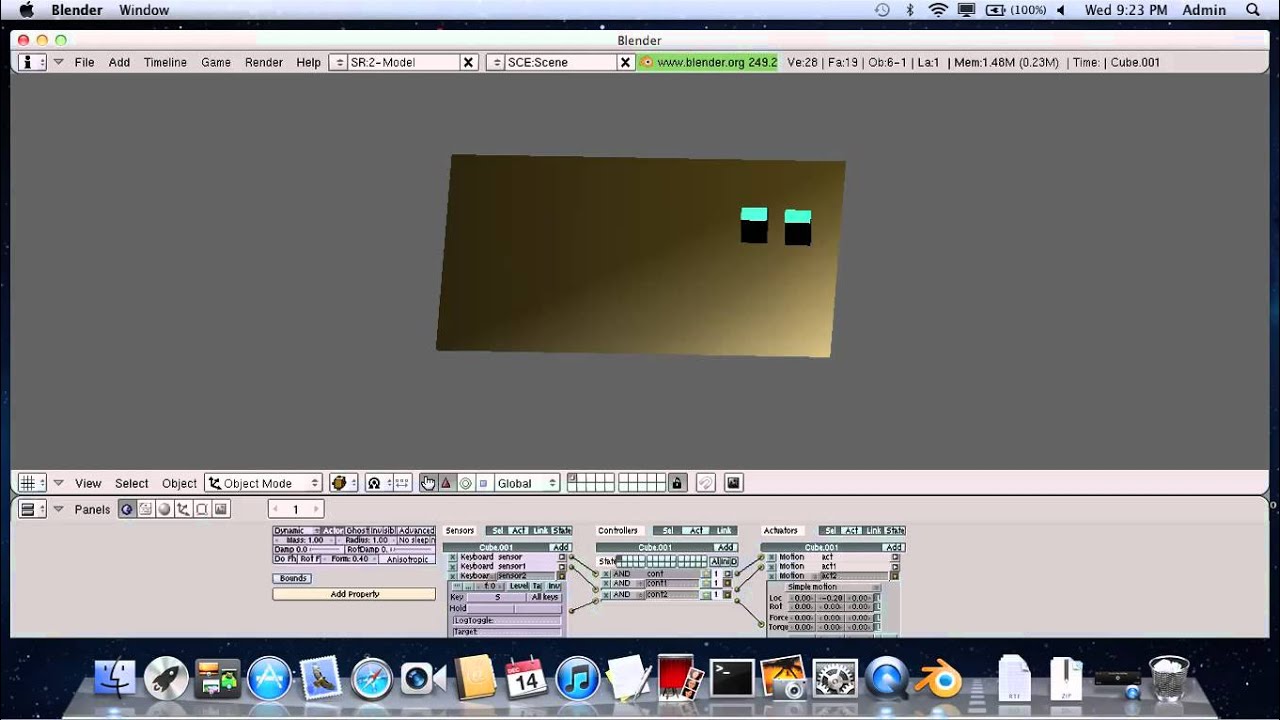 How to make a game AI in blender 2.49b - YouTube