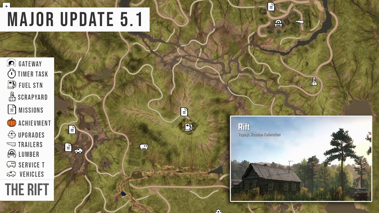 SnowRunner - 3 Important Features & RIFT Map | v 5.1 - June 9, 2020 ...