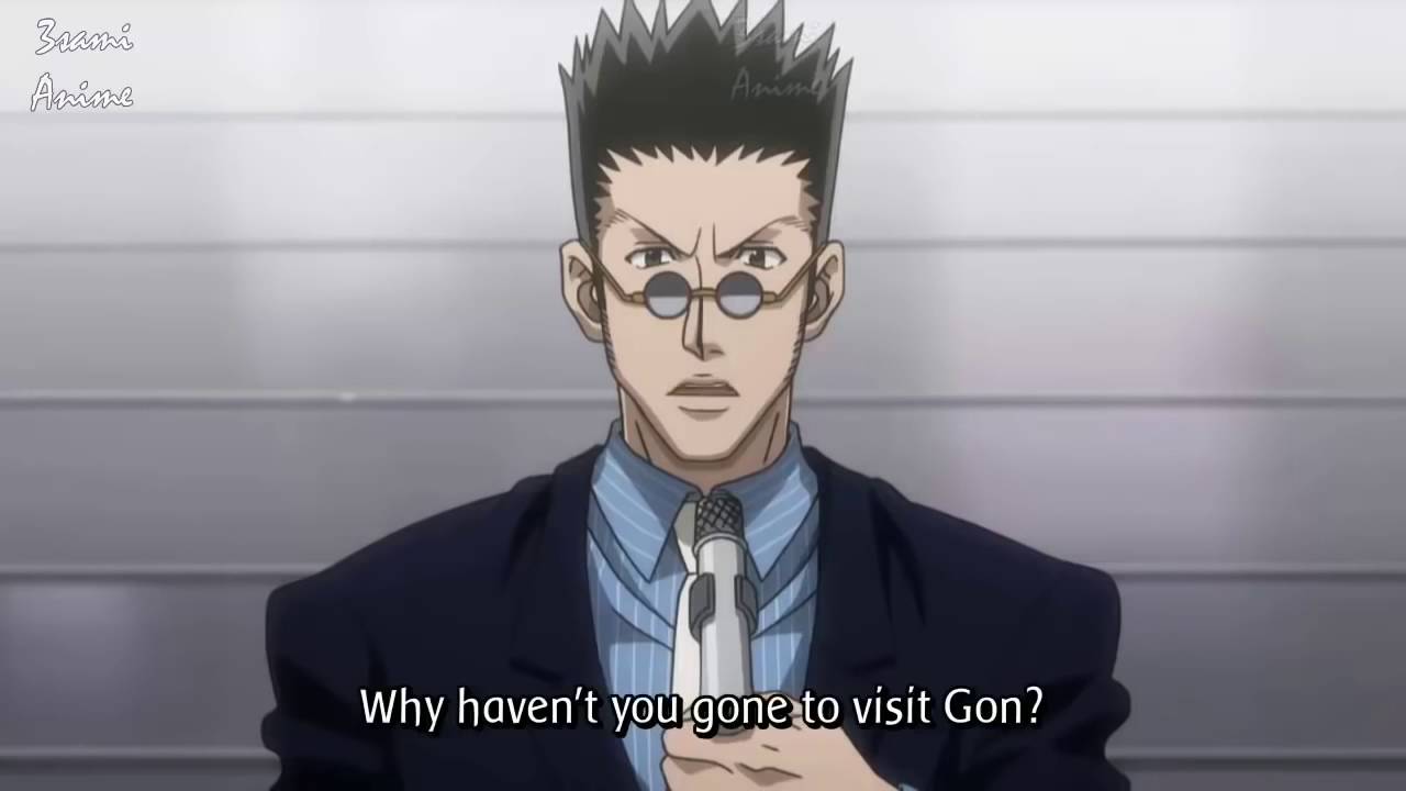 Hunter x Hunter Leorio Punches Ging Scene English Sub - YouTube