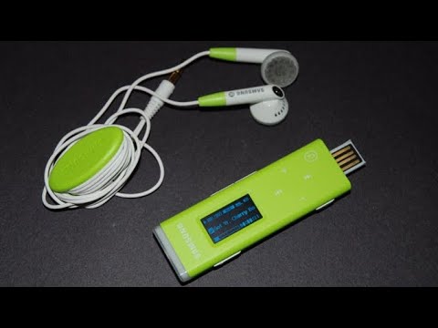 Samsung YP-U3 Stylish Direct Music Player - Unboxing - YouTube