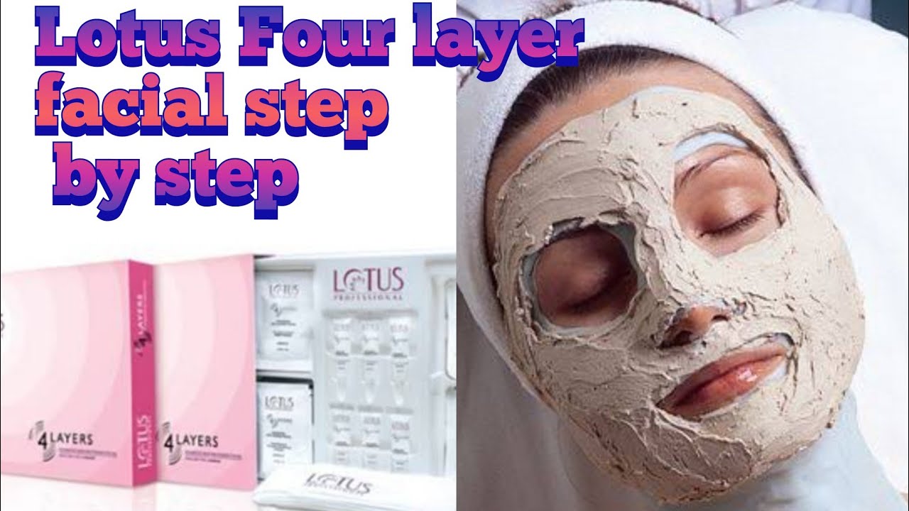 4 layer facial Lotus step by step tutorial - YouTube