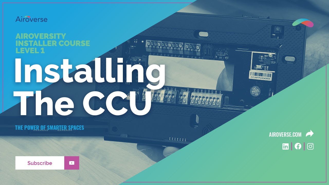 How to Install and Wire the Airoverse Central Control Unit (CCU) - YouTube