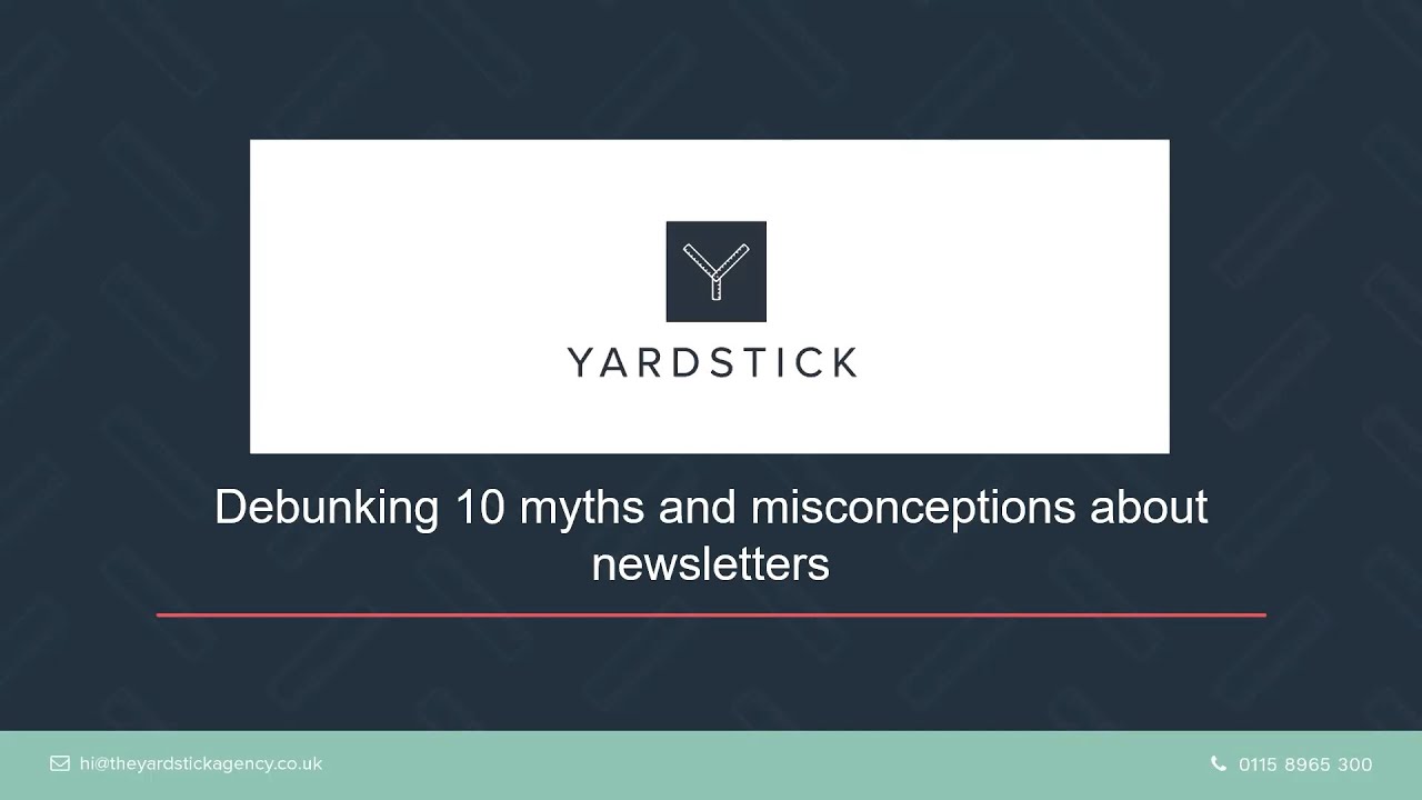 Free webinar: Debunking 10 myths and misconceptions about newsletters - YouTube