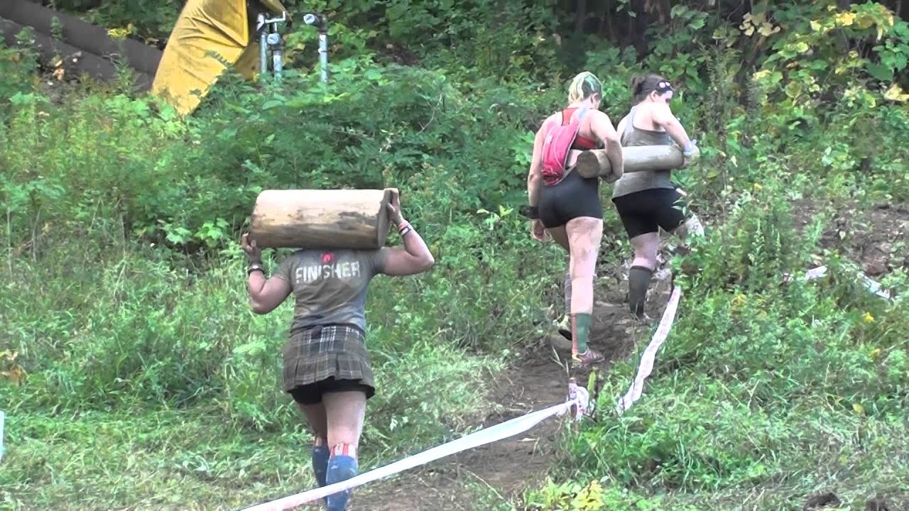 9-13-2015 NJ Spartan Super - Team Ilene log carry Alex - YouTube