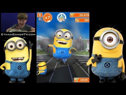 Ethan Gamer's FIRST VIDEO! Despicable Me: MINION RUSH!!
