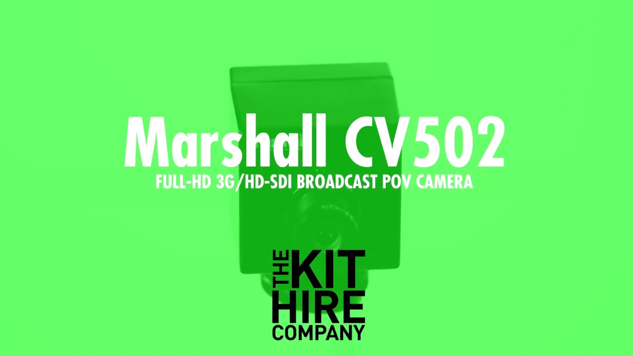 Marshall CV502 Full-HD 3G/HD-SDI Broadcast POV Camera - YouTube