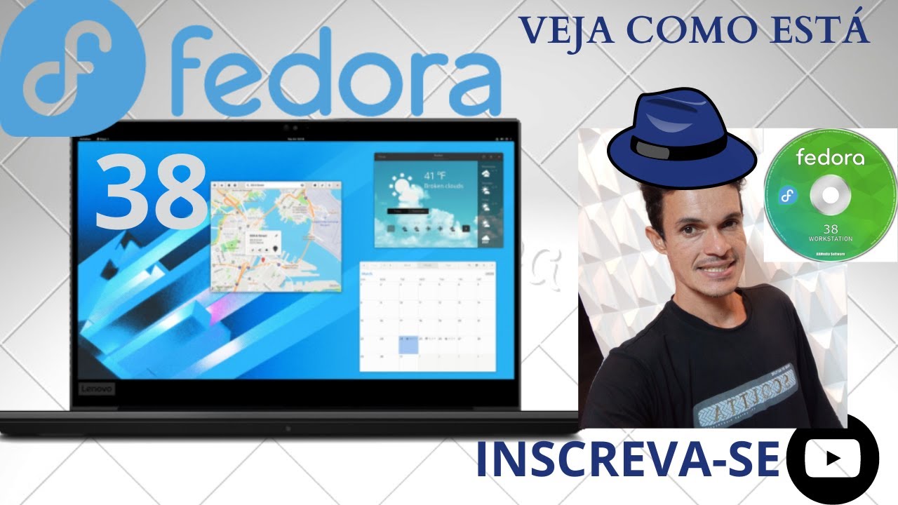 FEDORA 38 KERNEL 6.2 GNOME 44 ATUAL E MAIS Em 2023 com pauloandroid #linux #fedora #kernel # ...
