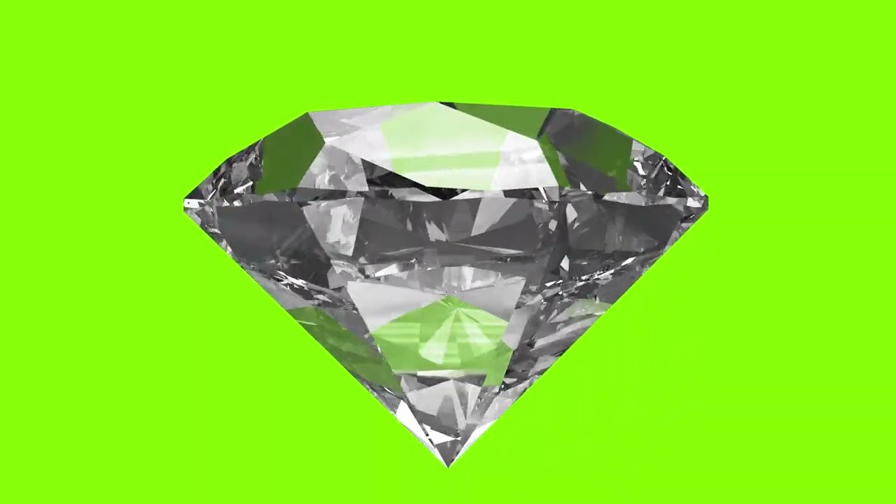 Falling Diamond Loop Green Screen | Chroma Key | Green Screen - YouTube