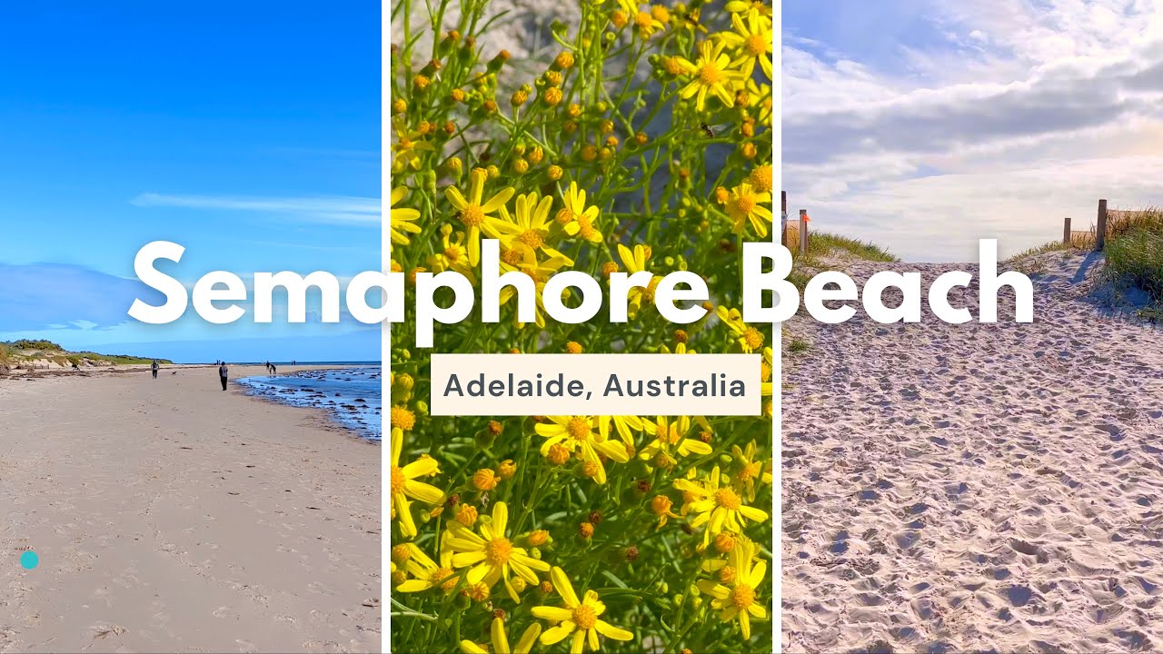 A stroll on the SEMAPHORE beach | Adelaide, South Australia (4K) - YouTube