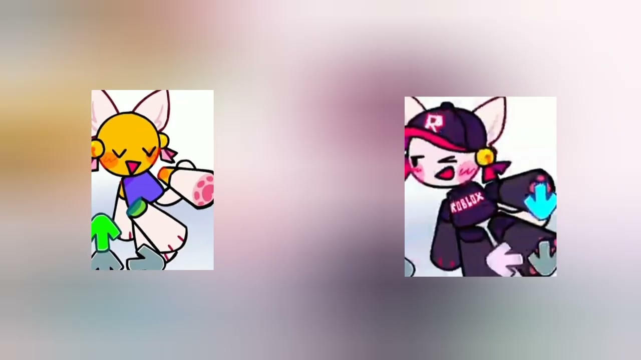 noob cat y roblox cat bailan juntos uwu Edit#FnF#Cristhian320# ...