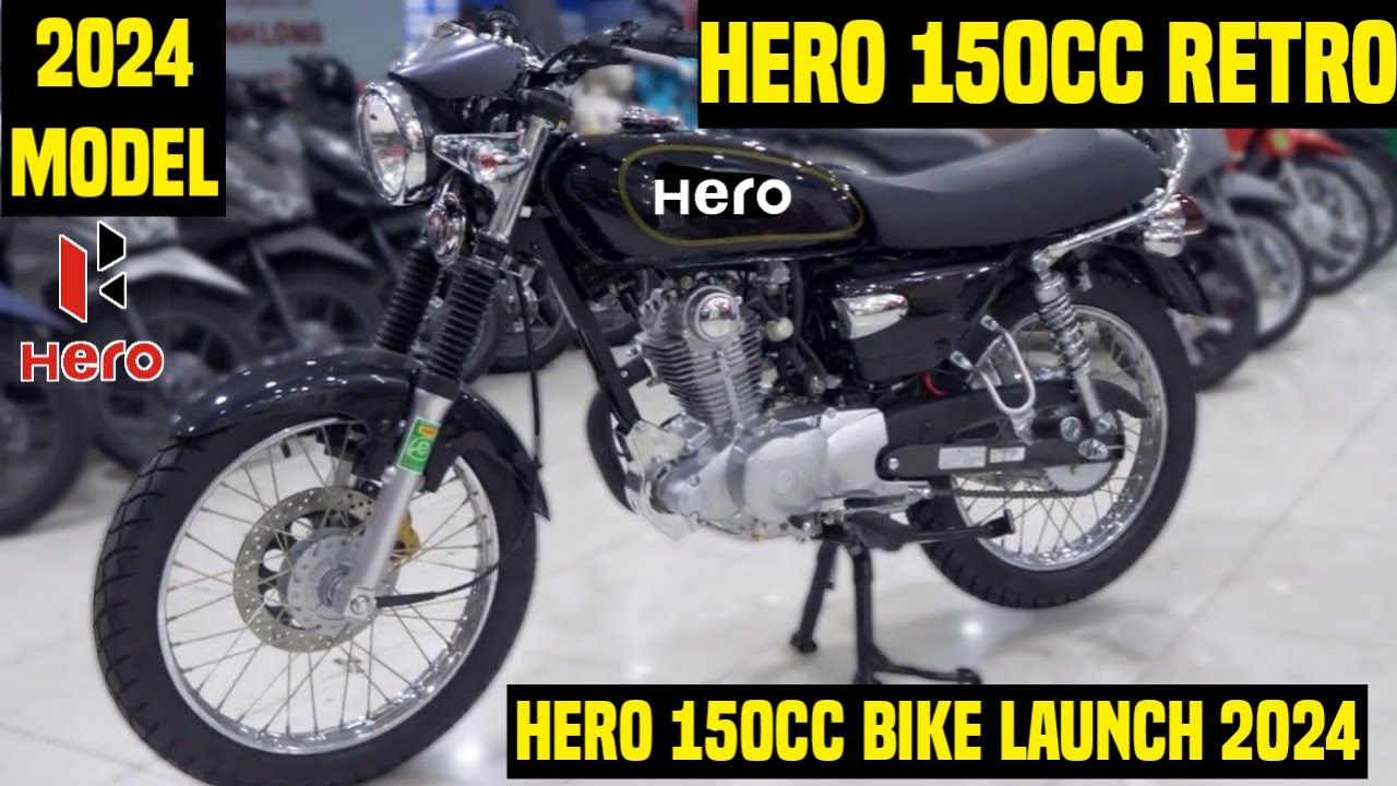 2024 Hero 150cc Retro Bike Launched 🤩|Price,Spec's,Features|New Hero ...