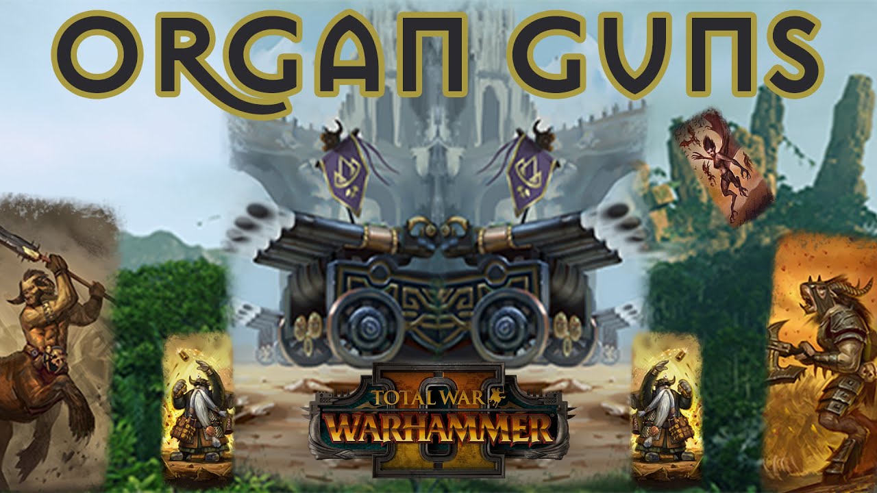 CORE UNIT: Organ Guns - Dwarfs vs Beastmen // Total War: WARHAMMER II Multiplayer Battle - YouTube