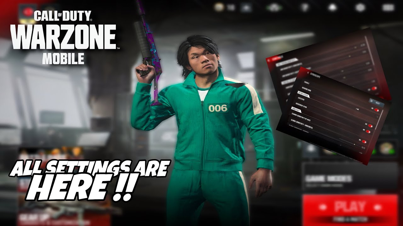 WARZONE MOBILE BEST SENSITIVITY AND GRAPHICS SETTINGS | REBIRTH ISLAND ...