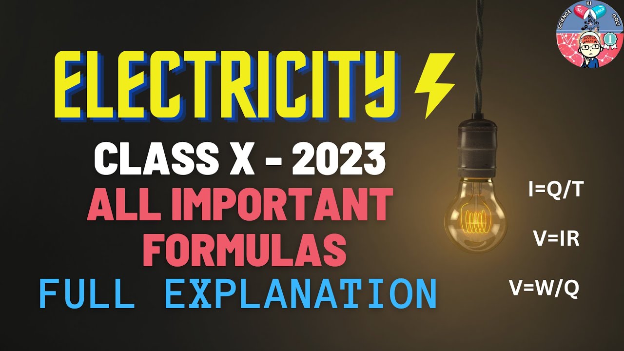 Electricity Class 10 - All Important Formulas CBSE Boards 2022-23 ...