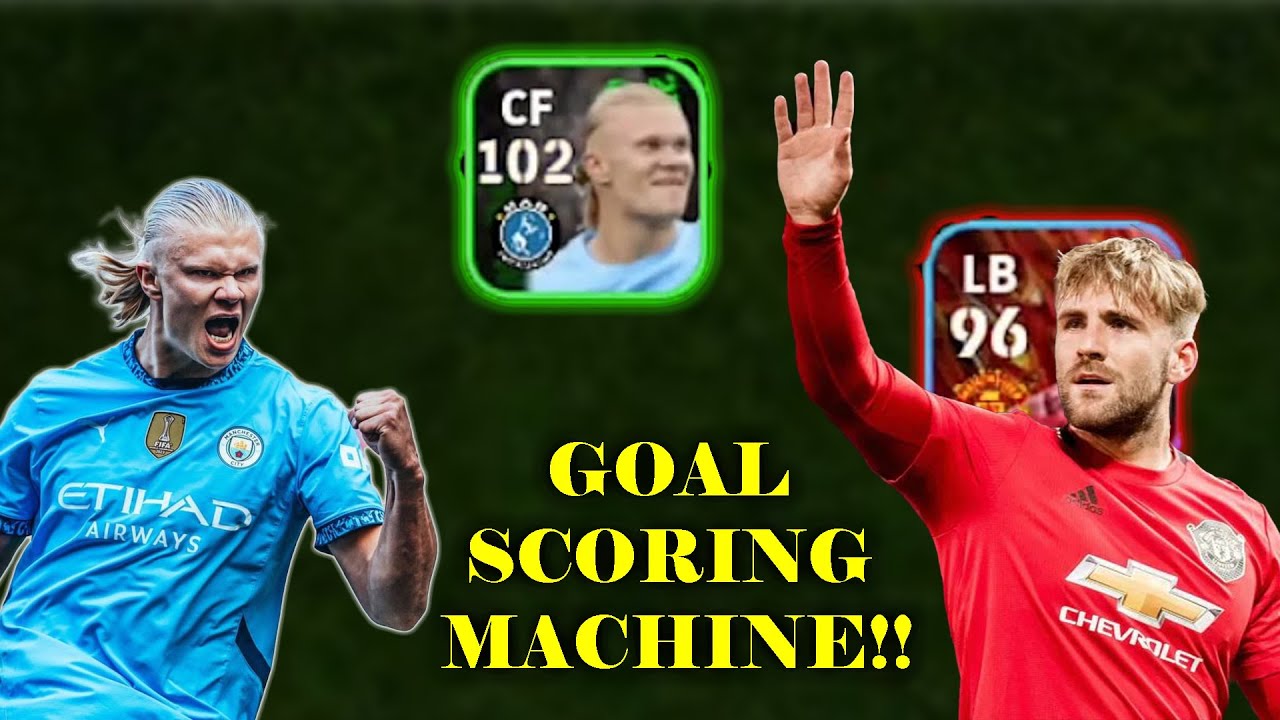 102 P.O.T.W E.HAALAND REVIEW ON eFootball. Goal Scoring Machine. - YouTube