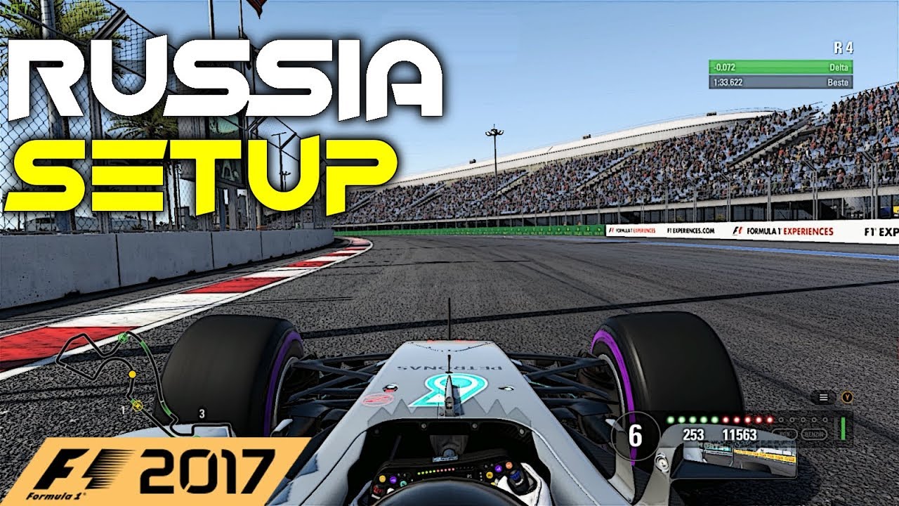 F1 2017 Russia Setup + Hotlap 1:33.310 [PC][Gamepad] - YouTube