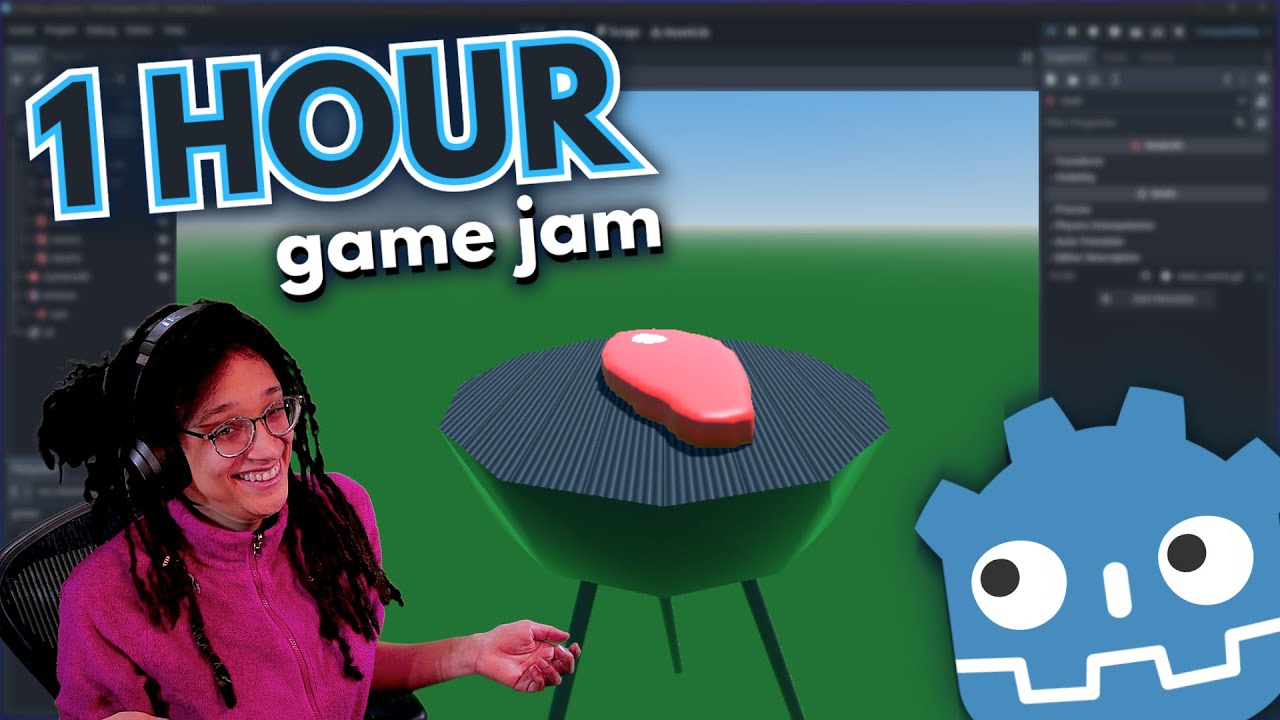 I use Godot to... flip steaks?? (ONE Hour Game Jam attempt) - YouTube