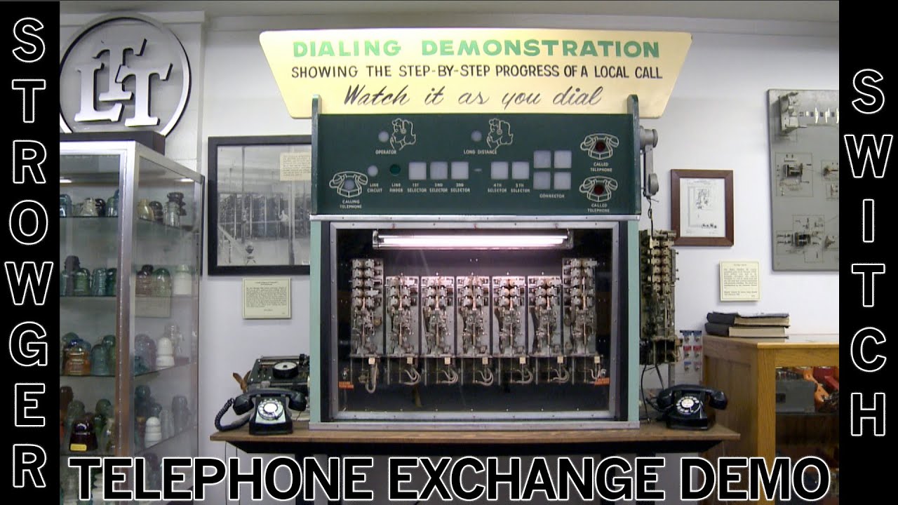 Strowger Switch Demonstration - Frank H. Woods Telephone Pioneer Museum ...