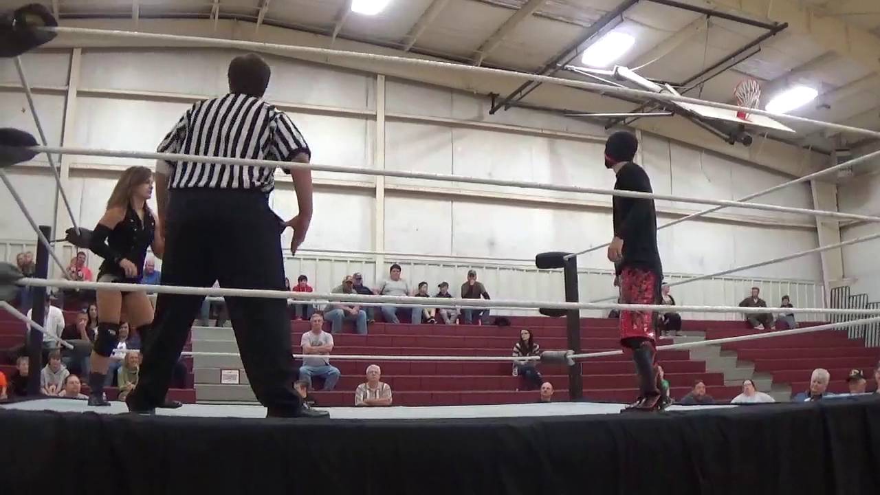 Jessica Leigh w/ Logan Chase III vs Hindu GPW 4-15-16 - YouTube